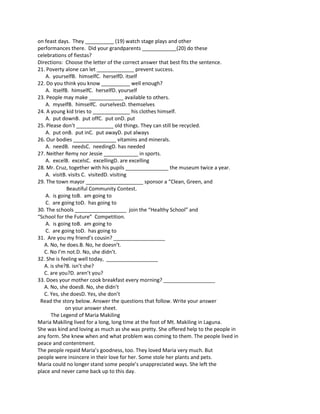 Second periodical test in english 5 | DOCX