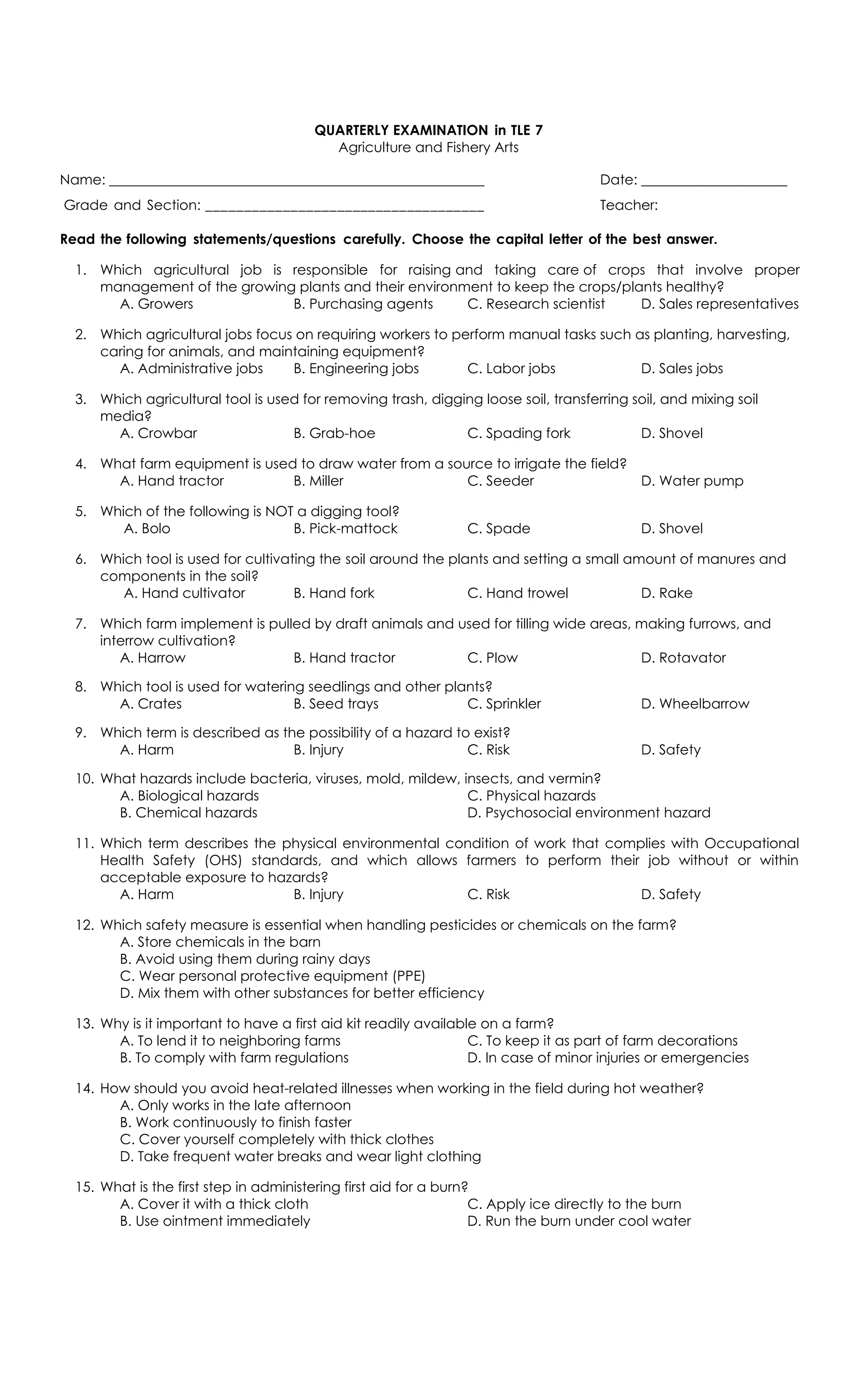 SECOND PERIODICAL TEST IN TLE AFA 7.docx