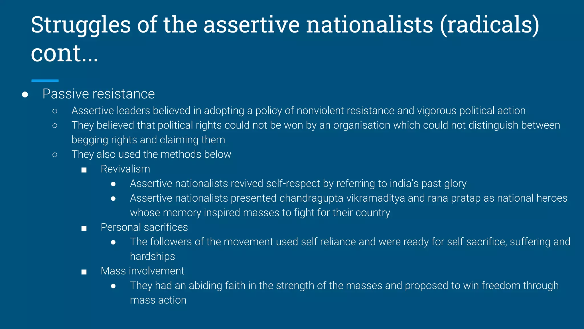 Second phase of the indian national movement (I.C.S.E class 10) | PPTX