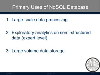 NoSQL databases | PPT