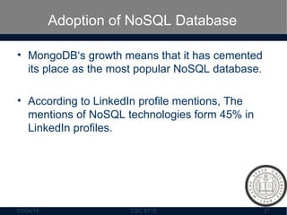 NoSQL databases | PPT