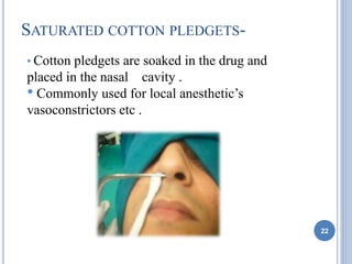 Nasal Drug Delivery System | PPTX