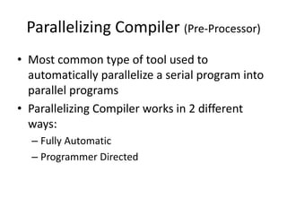 SecondPresentationDesigning_Parallel_Programs.ppt | Programming Languages | Computing