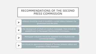 Second press commission of india.pptx