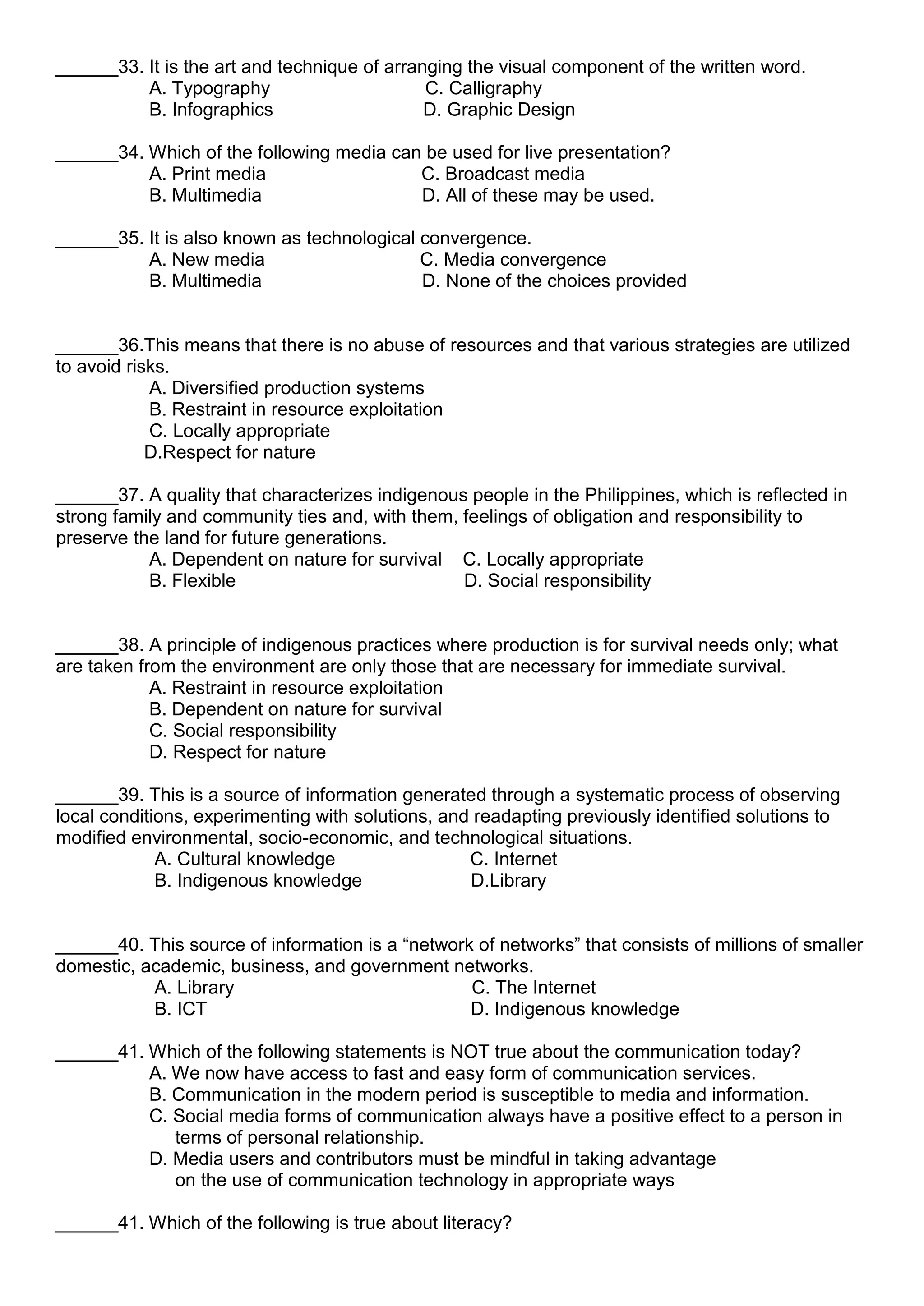SECOND QUARTER EXAM in MIL.docx