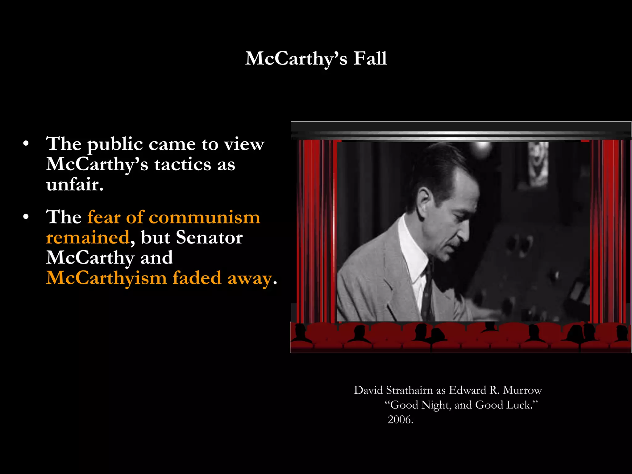 Second Red Scare | PPTX