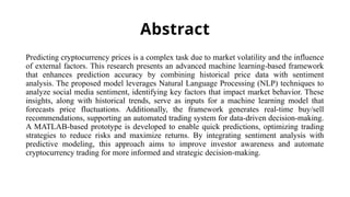 Technology based project that useful to the world | PPTX