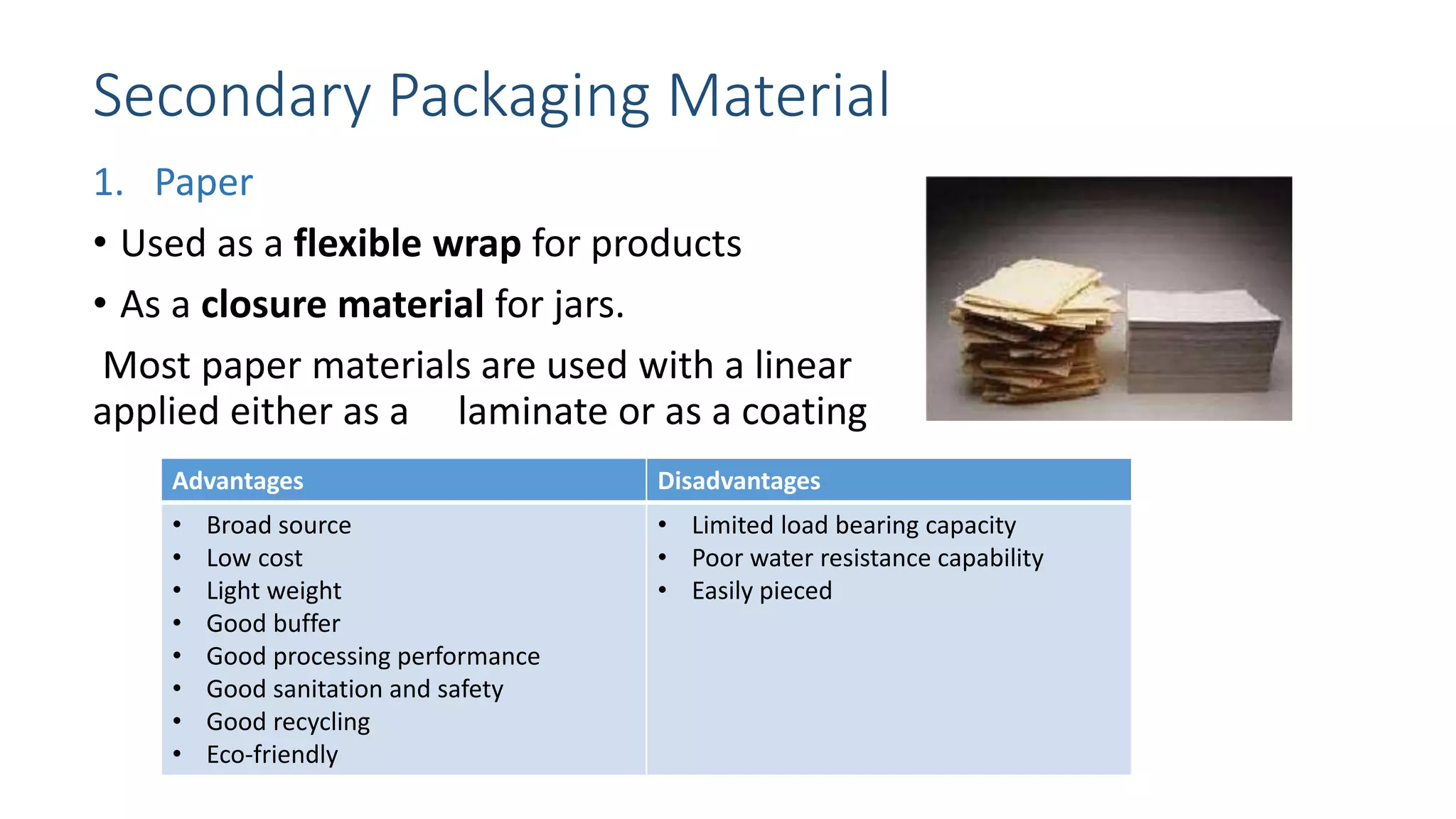 Secondry and tertiary packaging new | PPTX