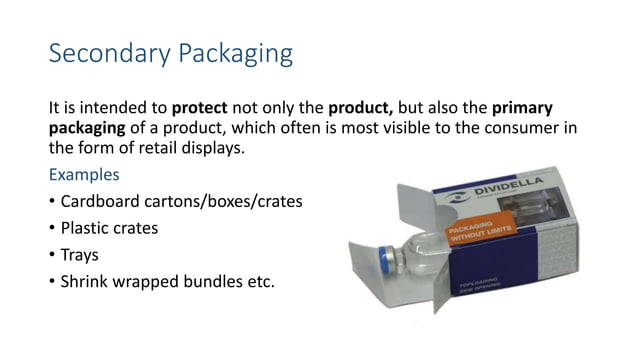 Secondry and tertiary packaging new | PPTX
