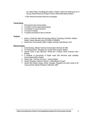 Second semester (pokhara university) | PDF