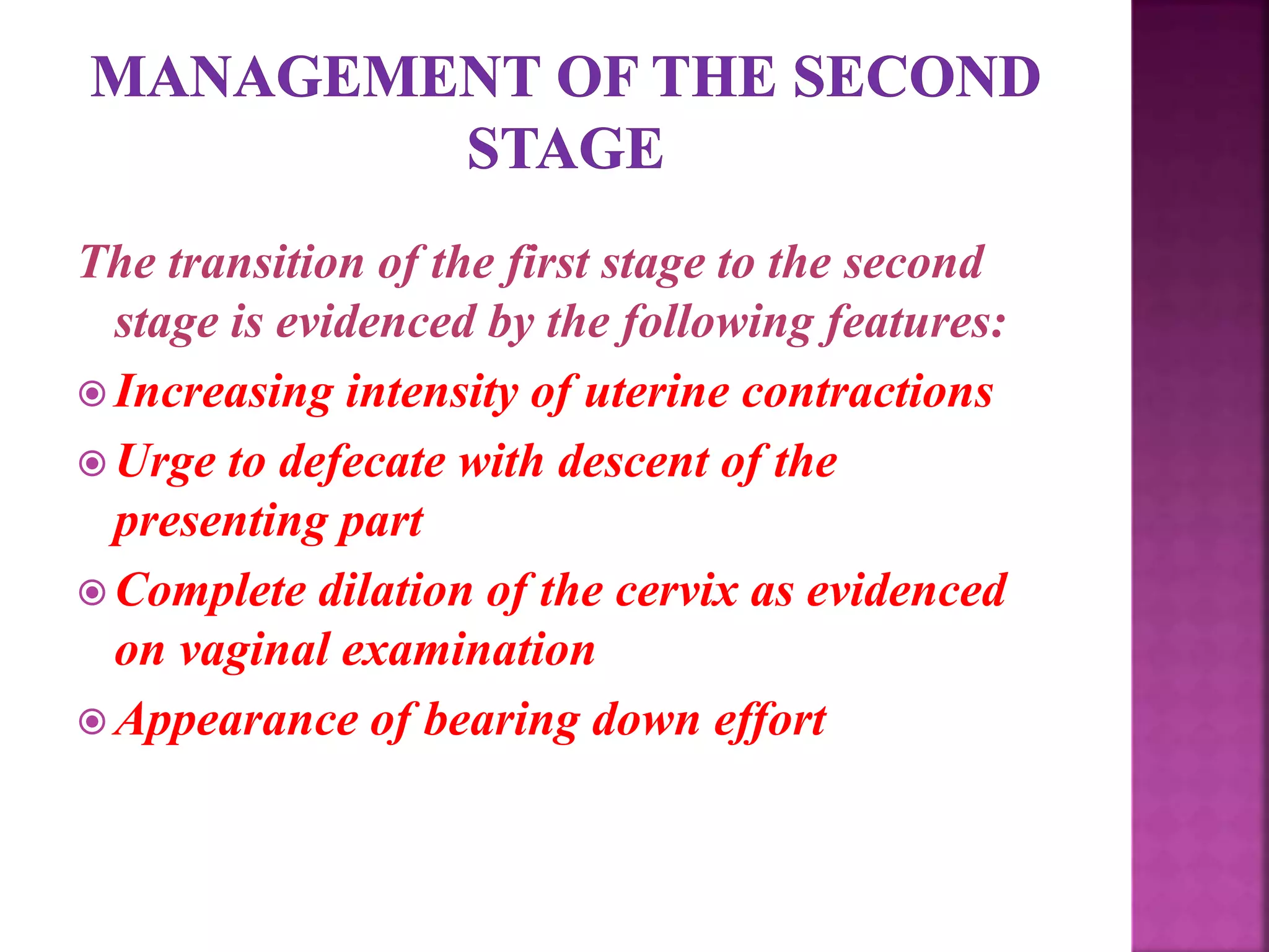 Second stage of labour | PPTX