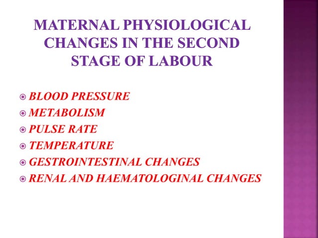 Second stage of labour | PPTX