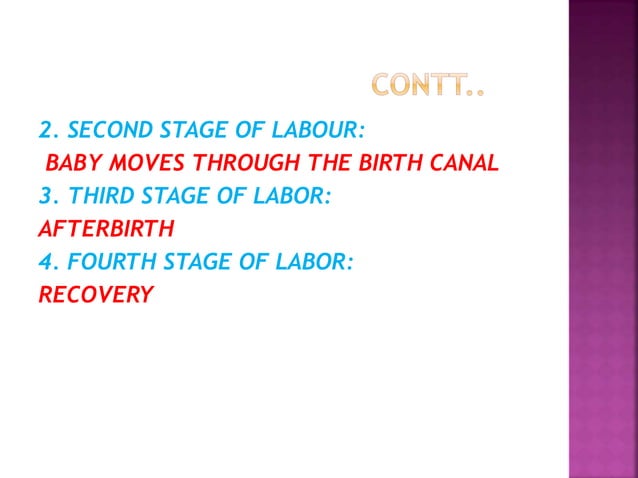 Second stage of labour | PPTX
