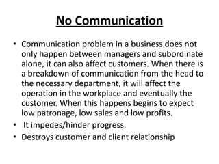communication errors | PPT