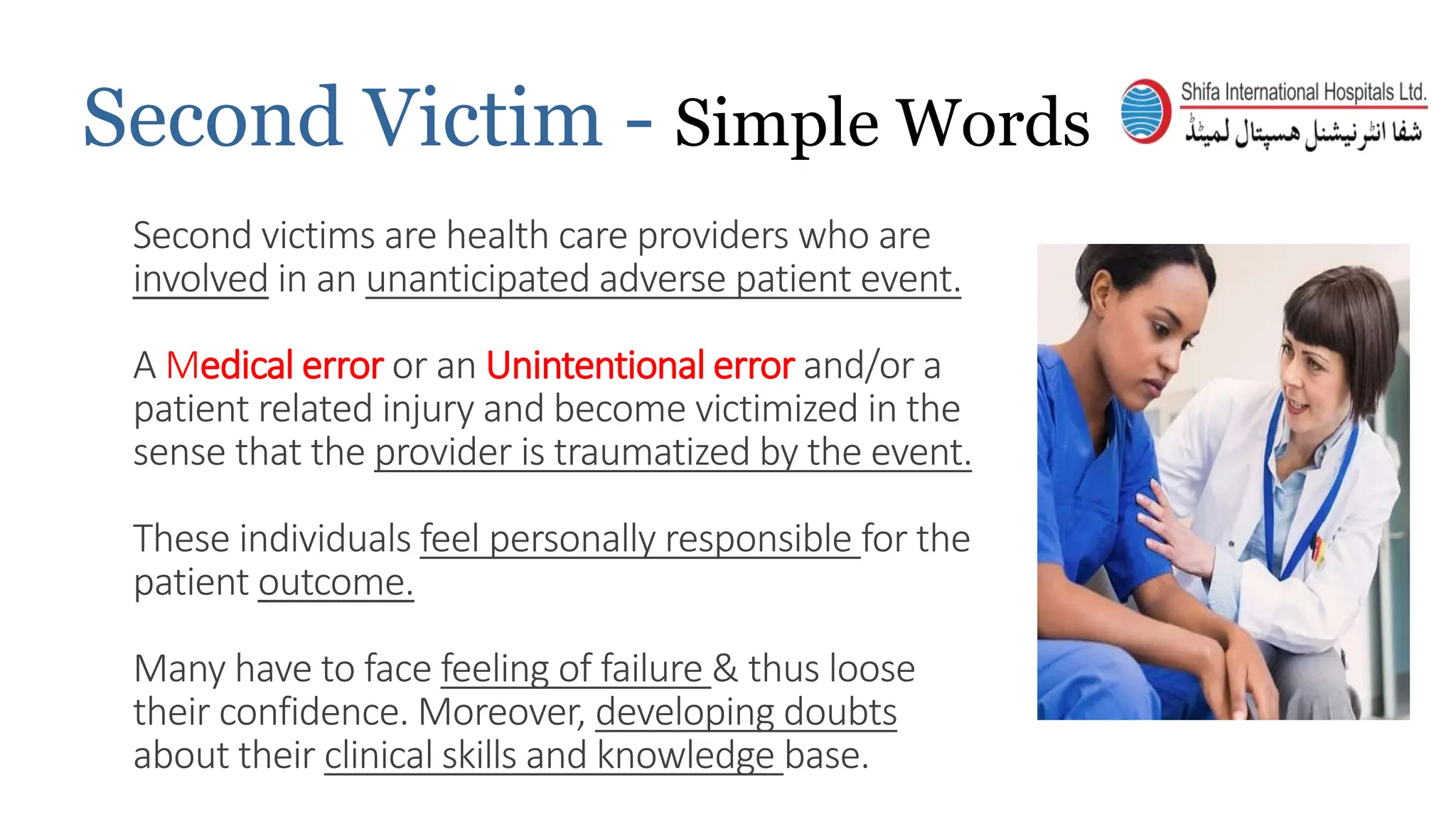Second Victim policies in care of thr.pptx