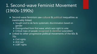 HUM16: Second wave feminism | PPTX