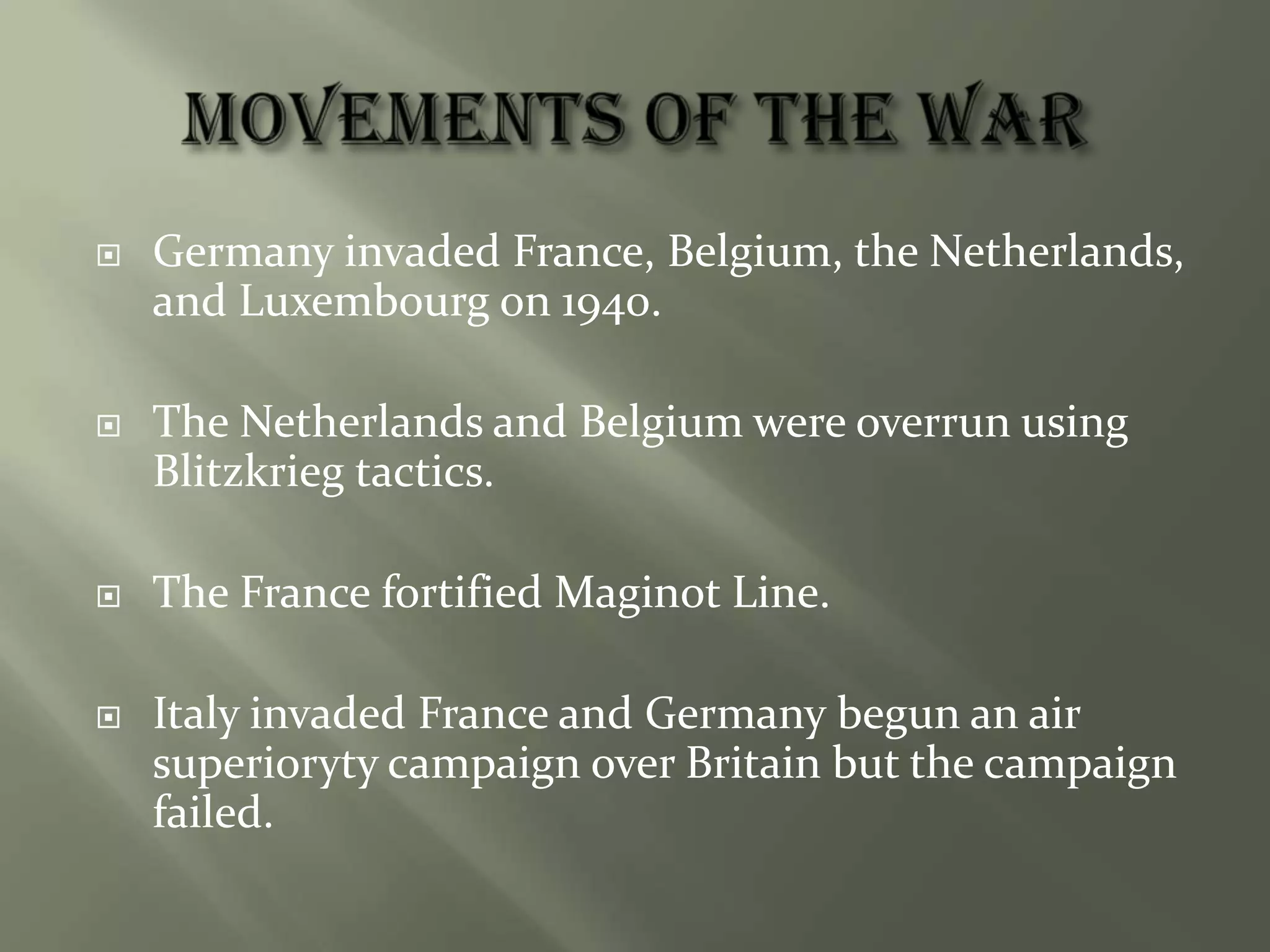 Second world war | PPT