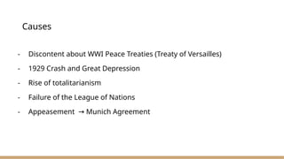 Second World War (PPT para 4º de la ESO) | PPTX