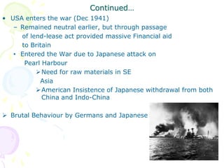 Second world war 1939 45 | PPTX