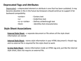 Second year 2nd quarter CSBN - CSS, fonts and color | PPTX
