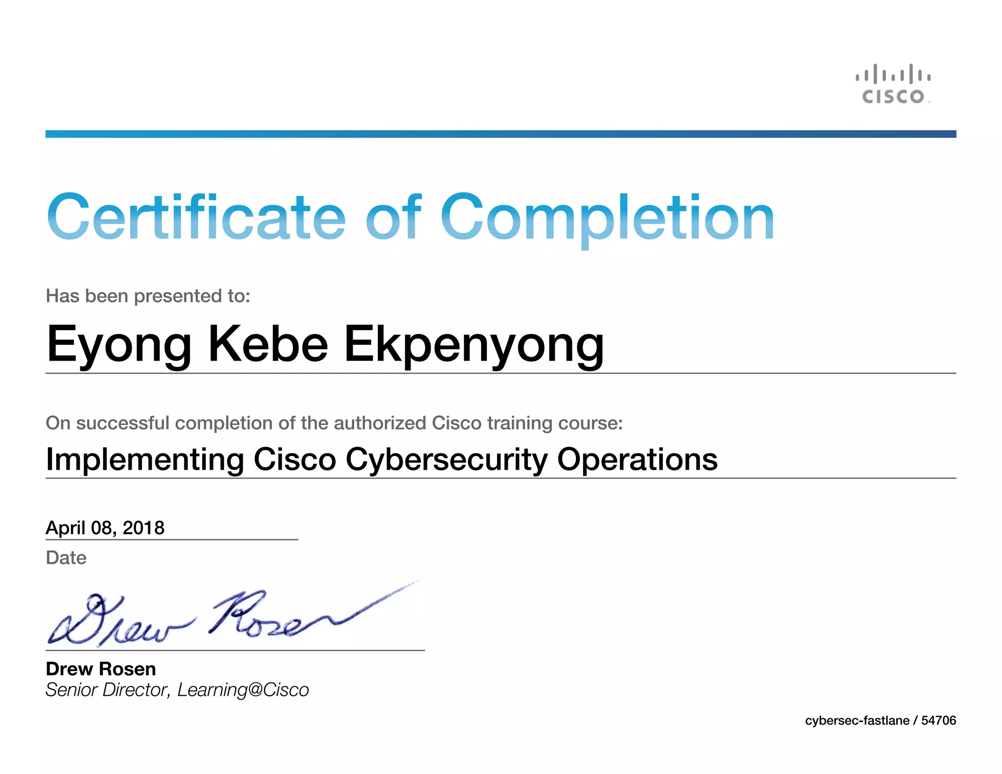 SECOPS completion certificate | PDF | Technology & Computing