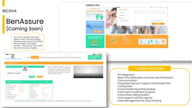 Secova's Benefits Administraion Products | PPT