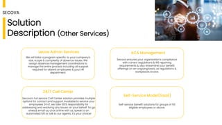 Secova's Benefits Administraion Products | PDF