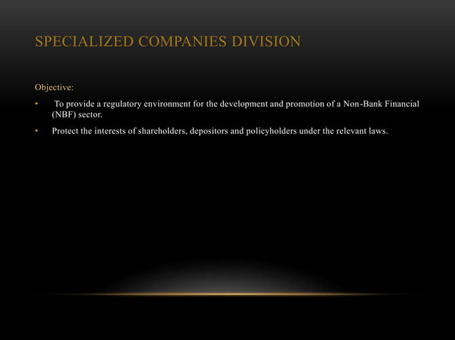 SECP | PPTX | Financial Regulation | Economy