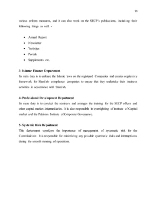 Securities & Exchange Commission of Pakistan (SECP) | DOCX