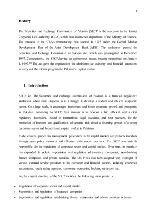 Securities & Exchange Commission of Pakistan (SECP) | DOCX