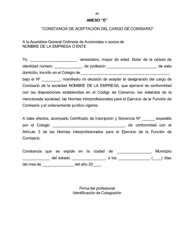Anexo Modelo Y Normas De Certificados - creditogramto Anexo Modelo Y Normas De Certificados - creditogramto