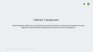 Align Your ITSM and SecOps Strategy for Unstoppable IT | PPTX