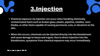 Common Pathways by which Working Chemicals can enter the Body | PDF