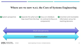 Systems Engineering in 45 minutes | PPTX