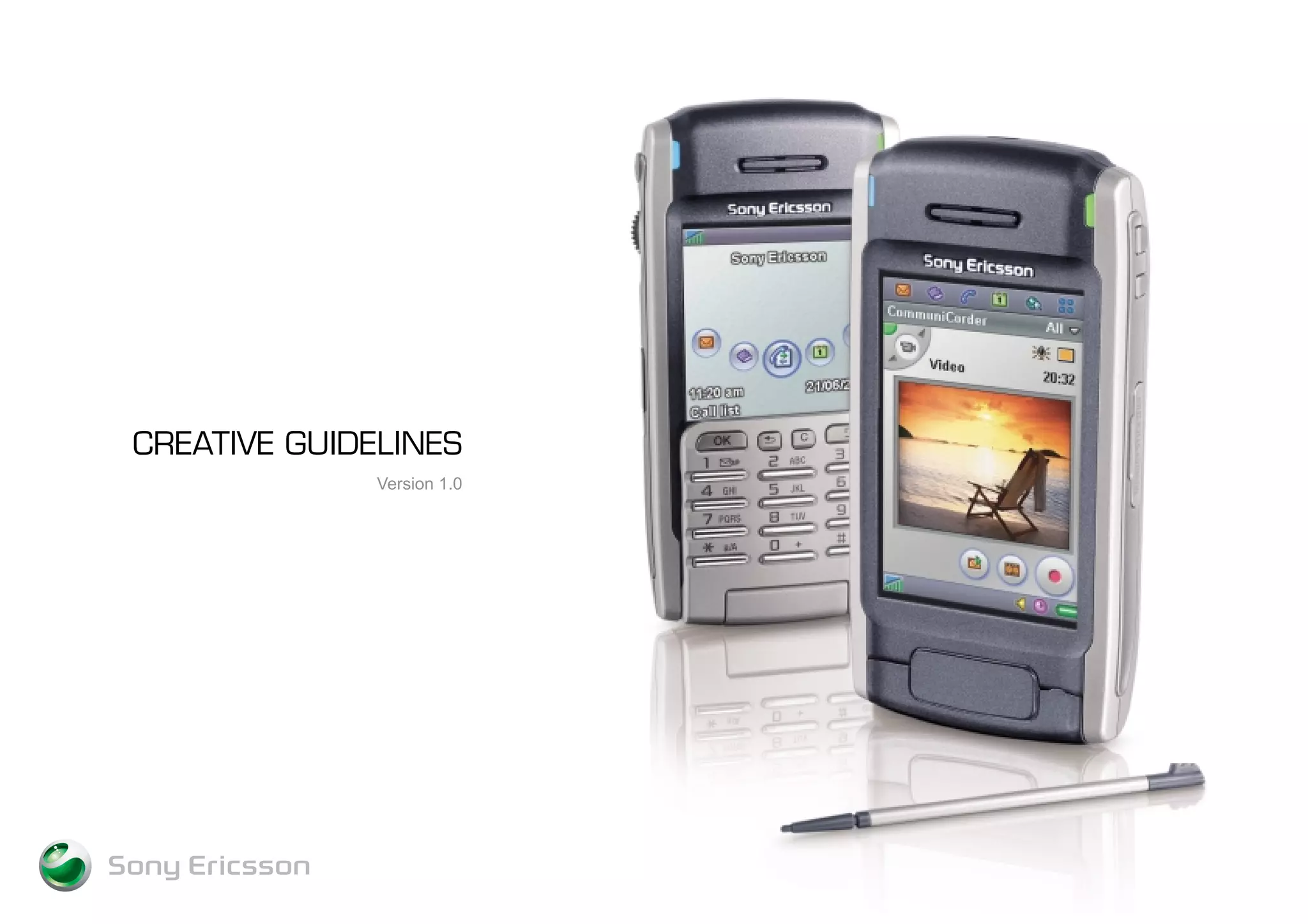 Sony Ericsson Creative Guidleines P810 | PDF