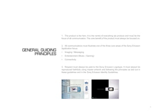 Sony Ericsson Creative Guidleines P810 | PDF