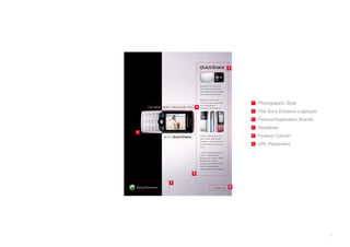 Sony Ericsson Creative Guidleines P810 | PDF