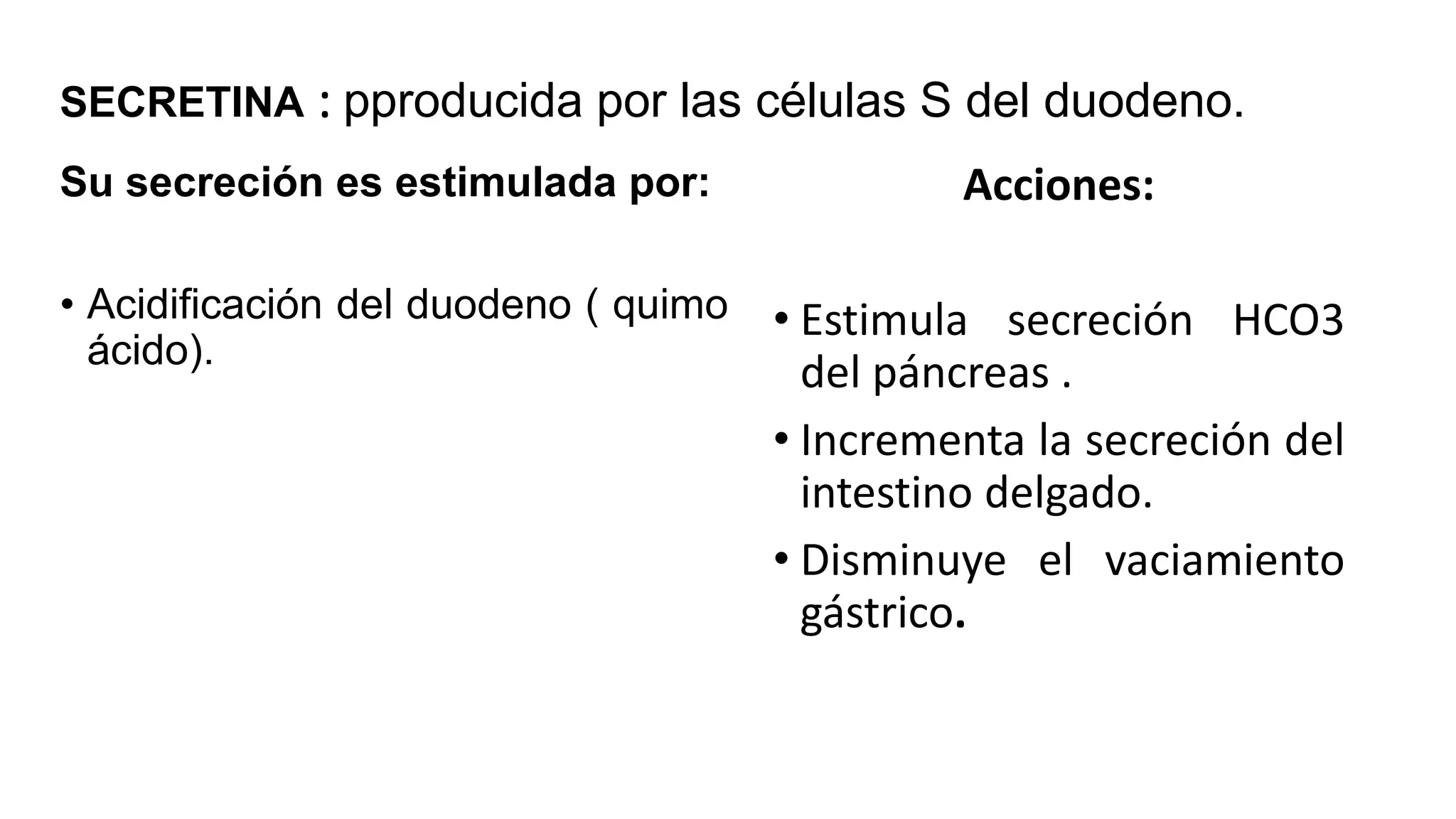 Secreción.pptx gastrica Fisiologia 2do año | PPTX | Digestive Disorders ...