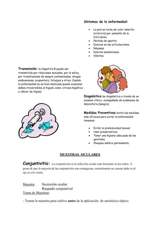 Secreciones purulentas. | DOCX