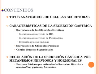 Secrecion gástrica. | PPT