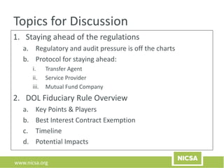 MWRM 2015 | SEC Regulatory Reforms How Do They Affect the Industry | PPT