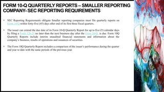 Sec Reporting Obligations | PPTX