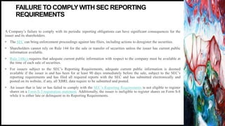 Sec Reporting Obligations | PPTX | Stocks and Bonds | Personal Investing