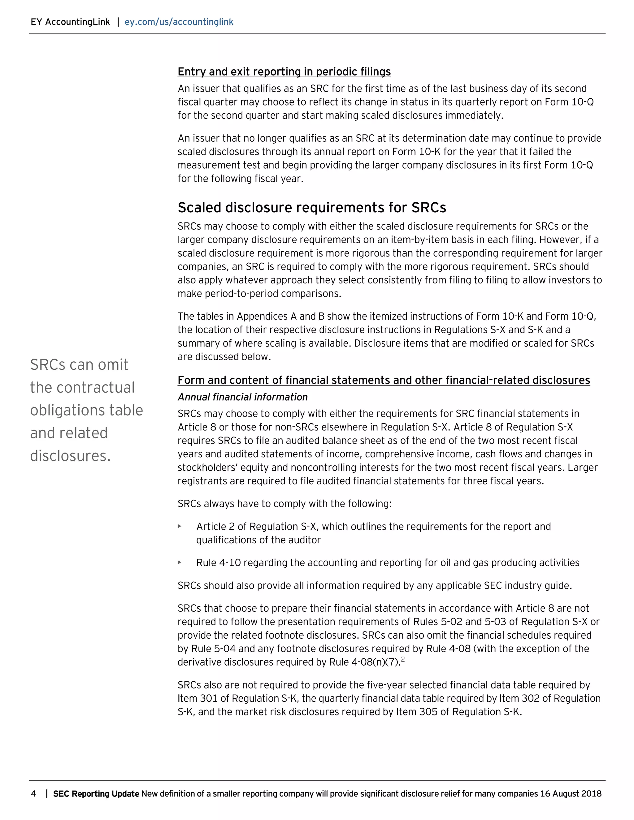 Sec reporting update smaller reporting companies | PDF