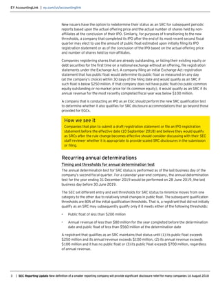 Sec reporting update smaller reporting companies | PDF