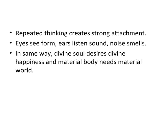 Secret Of Attachment & Detachment | PPT