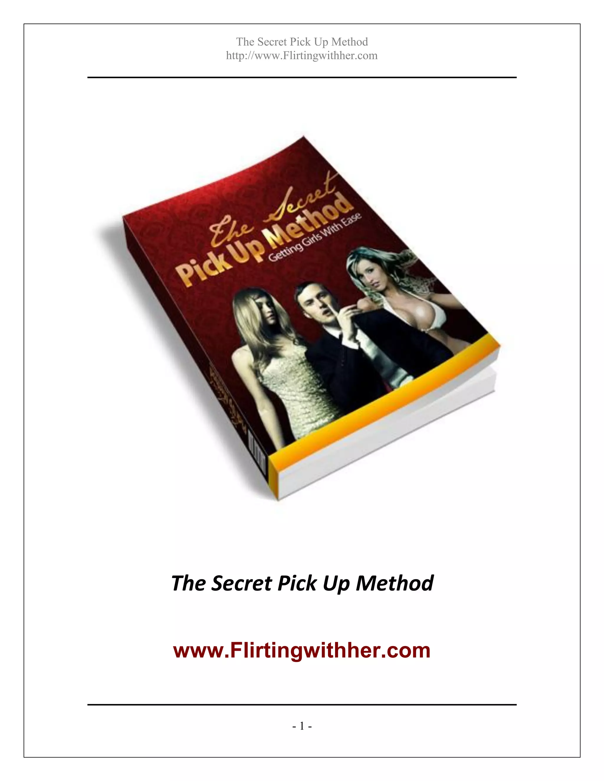 Secret pick-up-method | PDF