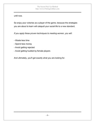 Secret pick-up-method | PDF