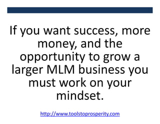 The Secret to MLM Success | PDF