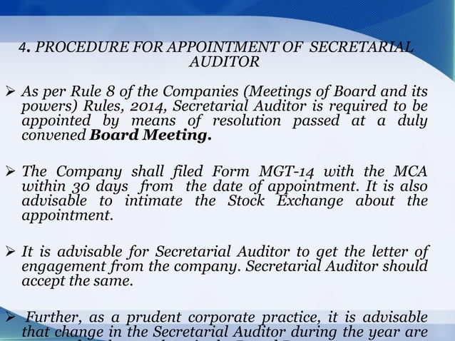 Secretarial Audit Company Secretary ICSI | PDF